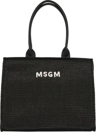 Msgm Msgm, Femme, Sacs, Noir, Taille: ONE Size Tote Bag