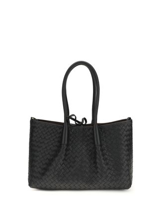 Bottega Veneta Womens Tote Bag Pinacoteca Black Calfskin Black-Fondant-M Br Calf Leather Shoulder Black/fondant-m