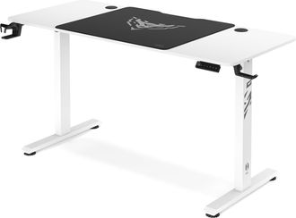 Diablo Chairs H&ouml;henverstellbarer Schreibtisch X-Tensio Elektrischer Sitz-Steh-Schreibtisch mit Memory-Funktion IQ-Erinnerung Kabel-Organizer 160&times;60 cm H&ouml;he 7