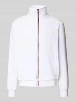 Tommy Hilfiger Regular Fit Sweatjacke aus Baumwoll-Mix