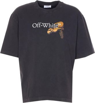 Off-white Homme, Tops, Noir, Taille: M T-shirt graphique