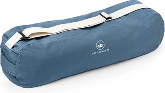 Lotuscrafts Yogatasche PUNE aus Bio-Baumwolle, Fair & Ökologisch, Ideale Yoga Tasche für Yogamatte und Zubehör, Yogamattentasche mit Extra Fach, 72 cm x 18 x 15 c
