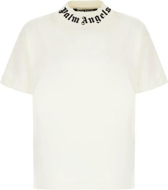 Palm Angels Homme, Tops, Beige, Taille: L T-Shirt