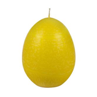 Kerzenfarm Hahn Hahn Eierkerze, 120x80mm (gelb)
