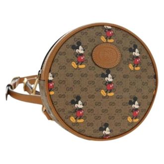 Gucci Pre-owned Vintage Micro Small GG Canvas Rucksack - - Pre-owned - Damen - Braun - ONE SIZE