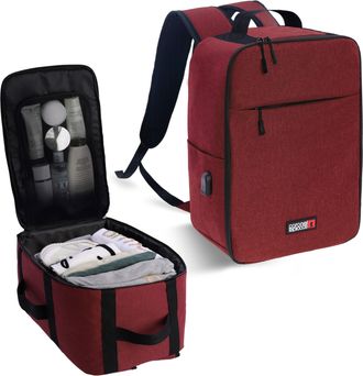 Coronel Tapiocca Coronel Tapioca Rucksack f&uuml;r Reisen, Kabine, Flugzeug, 40 x 20 x 25 cm, Ryanair 40 x 20 x 25 cm, Reisekabinenrucksack, geeignet f&uuml;r jede Reise und Flu