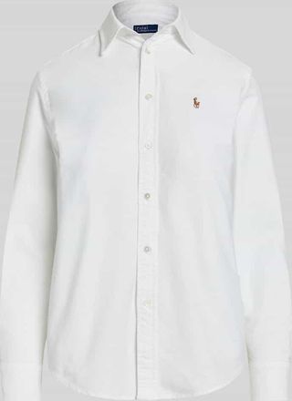 Polo Ralph Lauren Regular Fit Hemdbluse aus reiner Baumwolle
