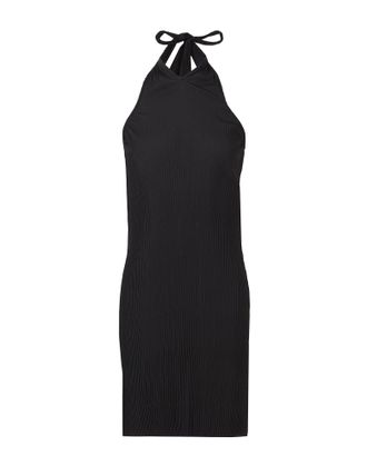 8 by YOOX CRINKLED HALTER MINI DRESS