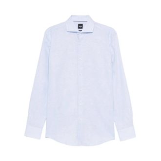 HUGO BOSS H-Hank Buttoned Shirt - - Shirts - Herren - Blau - L