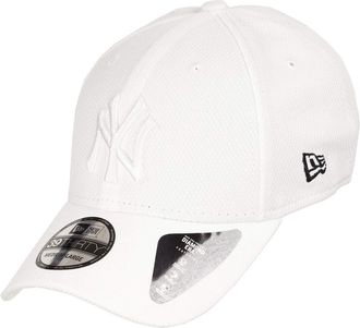 New Era New York Yankees 39thirty Stretch Cap Diamond Era Tonal White - M - L