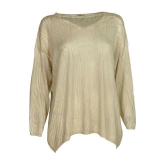 Avant Toi Damen, Strickwaren, Beige, SGr&ouml;&szlig;e