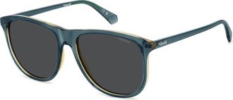 Polaroid Herren PLD 4178/S Sonnenbrille, blau, 55/17/145