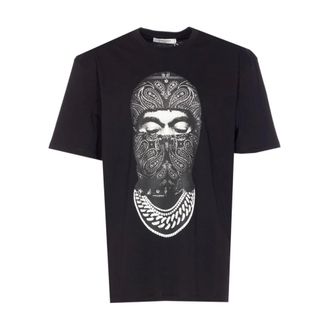 Ih Nom Uh Nit IH NOM UH Nit, Homme, Tops, Noir, Taille: XL Paisley Mask Front T-Shirt