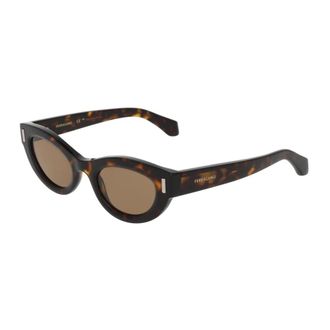 Ferragamo Mutige Cat-Eye Sonnenbrille - - Accessories - Damen - Braun - 49 MM