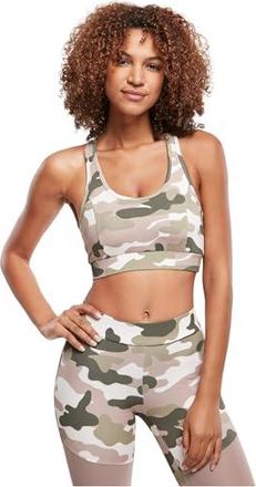 Urban Classics Soutien-Gorge en Maille pour Femme Sport, Camo Duskrose