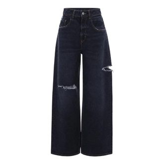 Icon Denim Los Angeles Poppy Wide Leg Jeans - - Jeans - Damen - Schwarzk - W24