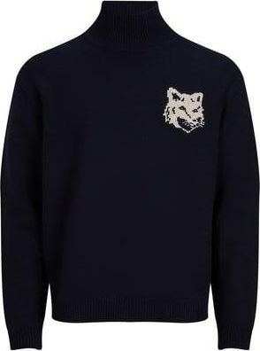 Maison Kitsun&eacute; Pull col montant droit en laine