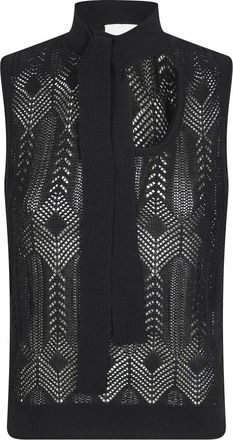 Liu Jo Femme, Blouses et Chemises, Noir, Taille: 38 FR Haut en Tricot avec