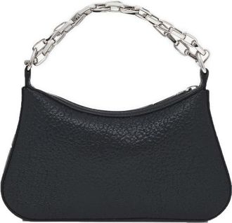 Alexander McQueen Womens Mini T-Buckle Clutch Bag Black Main: Calf Skin Handbags Hand