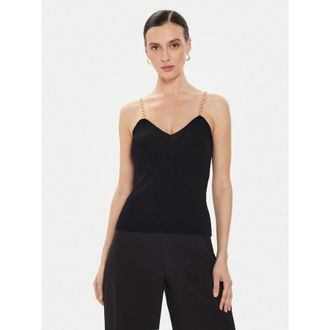 Morgan Top 241-MUSTO Schwarz Slim Fit