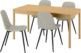 IKEA TONSTAD / NORDMANSSK&Auml;R Tisch und 4 St&uuml;hle