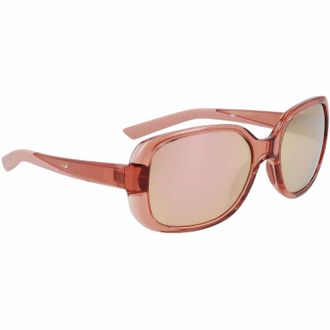 Nike Audacious Oval-Sonnenbrille f&uuml;r Herren/Damen Unisex (Rosa/Ros&eacute;gold)