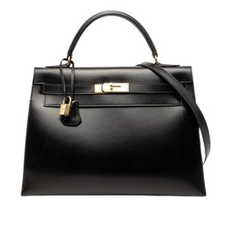 Herm&egrave;s Pre-owned Kelly Sellier 32 - - Pre-owned - Damen - Schwarzk - ONE SIZE