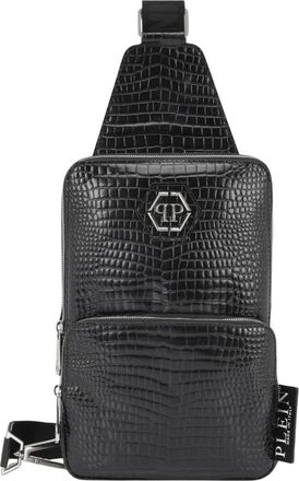 Philipp Plein Homme, Sacs, Noir, Taille: ONE Size Cross Body Bag Cocco