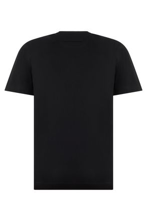 Ermenegildo Zegna Mens T-Shirt Black Cotton T-Shirts And Polos
