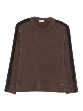 Herno Pull Col Rond - Marron