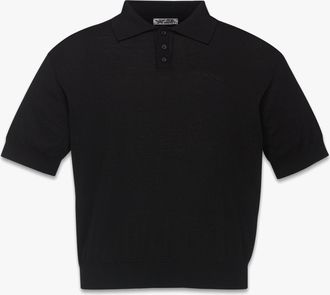 MCM x We The Best Polo mit Logo-Stickerei