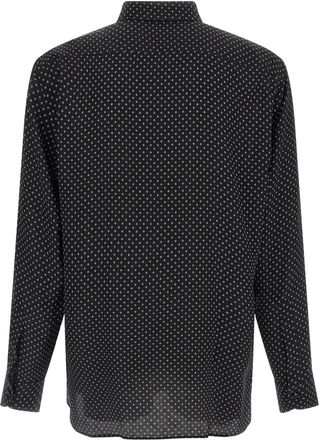 Tom Ford Micro-Print Silk Crepe Shirt - Black
