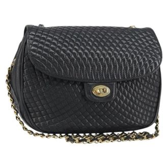 Bally Pre-owned Leder Schultertasche - - Pre-owned - Damen - Schwarzk - ONE SIZE