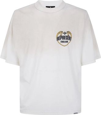 Represent Represent, Homme, Tops, Blanc, Taille: M Heart Graphic T-Shirt