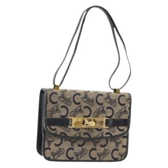 Celine Pre-owned Vintage Canvas Umh&auml;ngetasche - - Pre-owned - Damen - Mehrfarbig - ONE SIZE