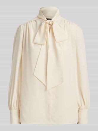 Lauren Ralph Lauren Regular Fit Langarmbluse mit Schluppenkragen