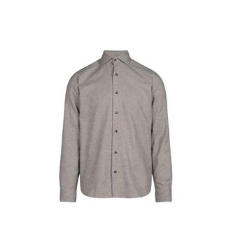 Eton Chemise droite col classique en coton