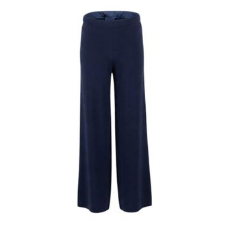 Ermanno Scervino Gerade geschnittene Hose - - Trousers - Damen - Blau - S