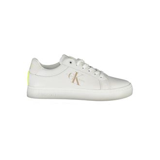 Calvin Klein Leather Sneaker - - Shoes - Damen - Wei&szlig; - 39 EU