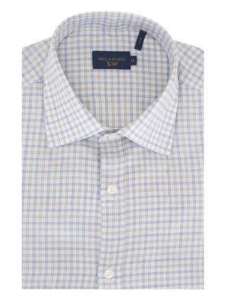 Paul & Shark X-Soft checked-pattern shirt - Wei&szlig;