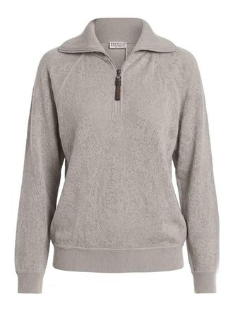 Brunello Cucinelli Rundhalspullover - Beige