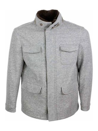 Barba Veste Casual - Gris