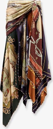 Zimmermann Valiant Draped Scarf silk long skirt - ZIMMERMANN - gender_Woman