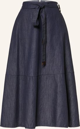 Max Mara Rock Ninfe In Jeansoptik blau