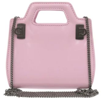 Ferragamo Pre-owned Cuir sacs-main - Femme - Pre-owned - Rose - Taille: ONE Size