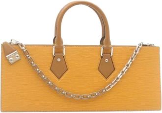 Louis Vuitton Pre-owned Cuir sacs-main - Femme - Pre-owned - Jaune - Taille: ONE Size