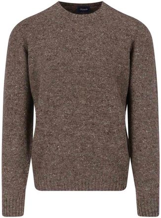 Drumohr Pull Col Rond - Marron