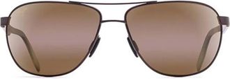 Maui Jim lunettes de soleil Castles - Marron