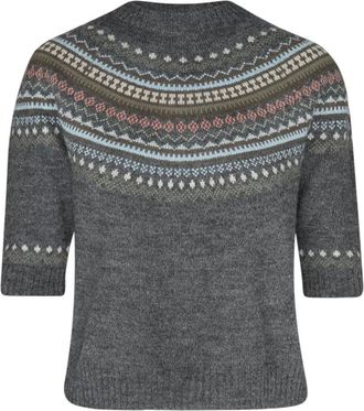 Max Mara Maglia jacquard - Femme - Pulls - Gris - Taille: 36 FR