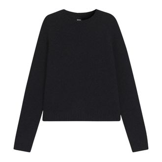 HUGO BOSS Round-Neck Strickwaren - - Knitwear - Damen - Grau - L
